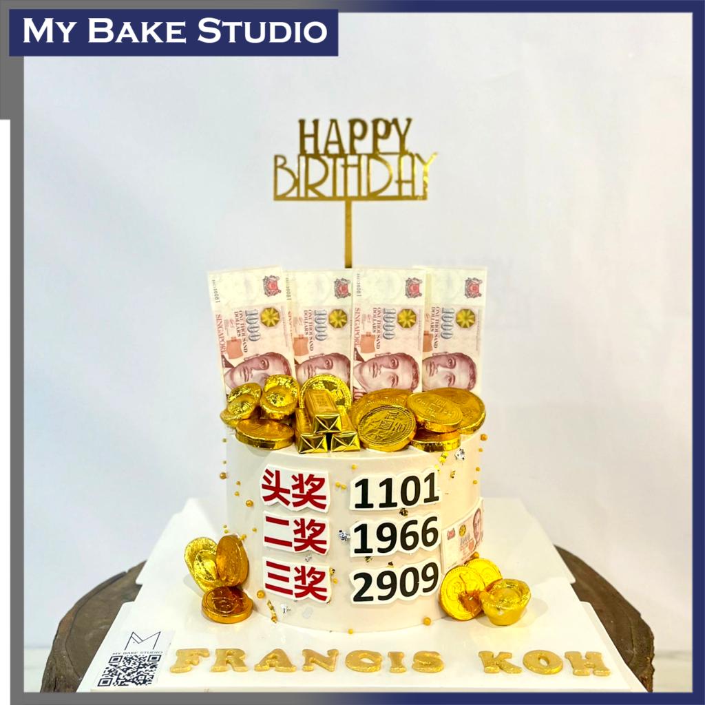 4D Lottery Cake | MyBakeStudio