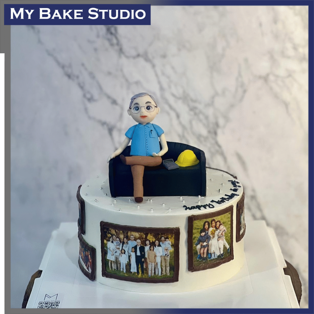 Grandpa by the couch Cake | MyBakeStudio