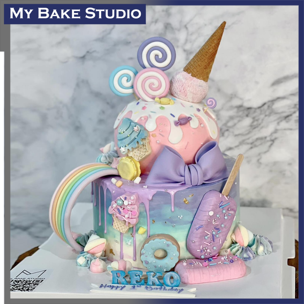 Cone Candy Cake - My Bake Studio LLP