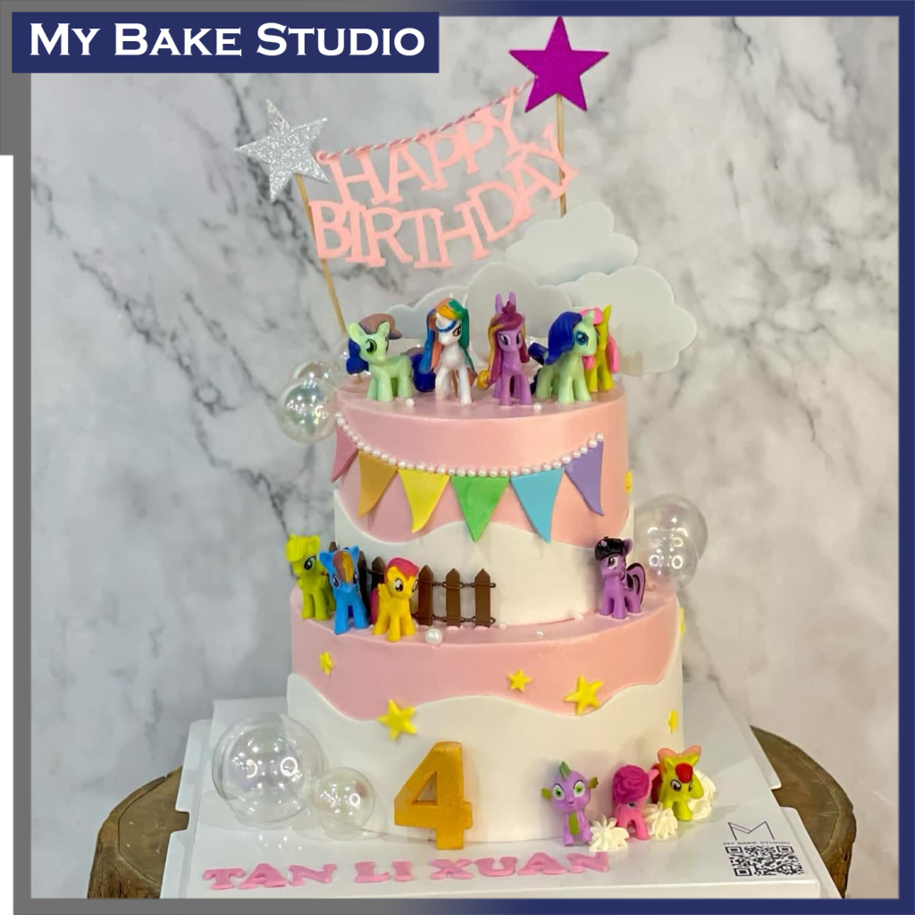 Little Pony Land Cake - My Bake Studio LLP