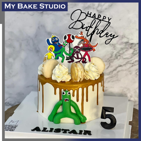Rainbow Friends Cake | MyBakeStudio