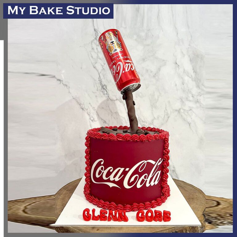 Gravity Coke Cake | MyBakeStudio