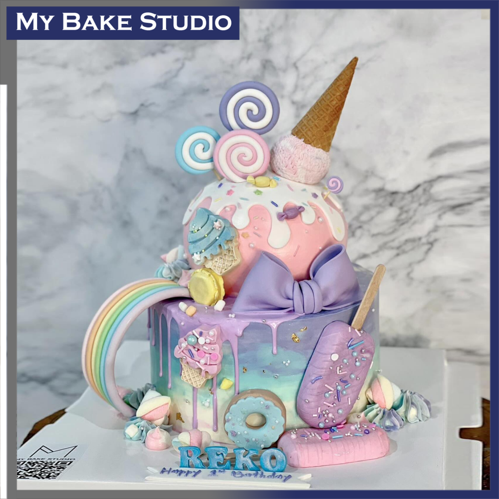Cone Candy Cake - My Bake Studio LLP
