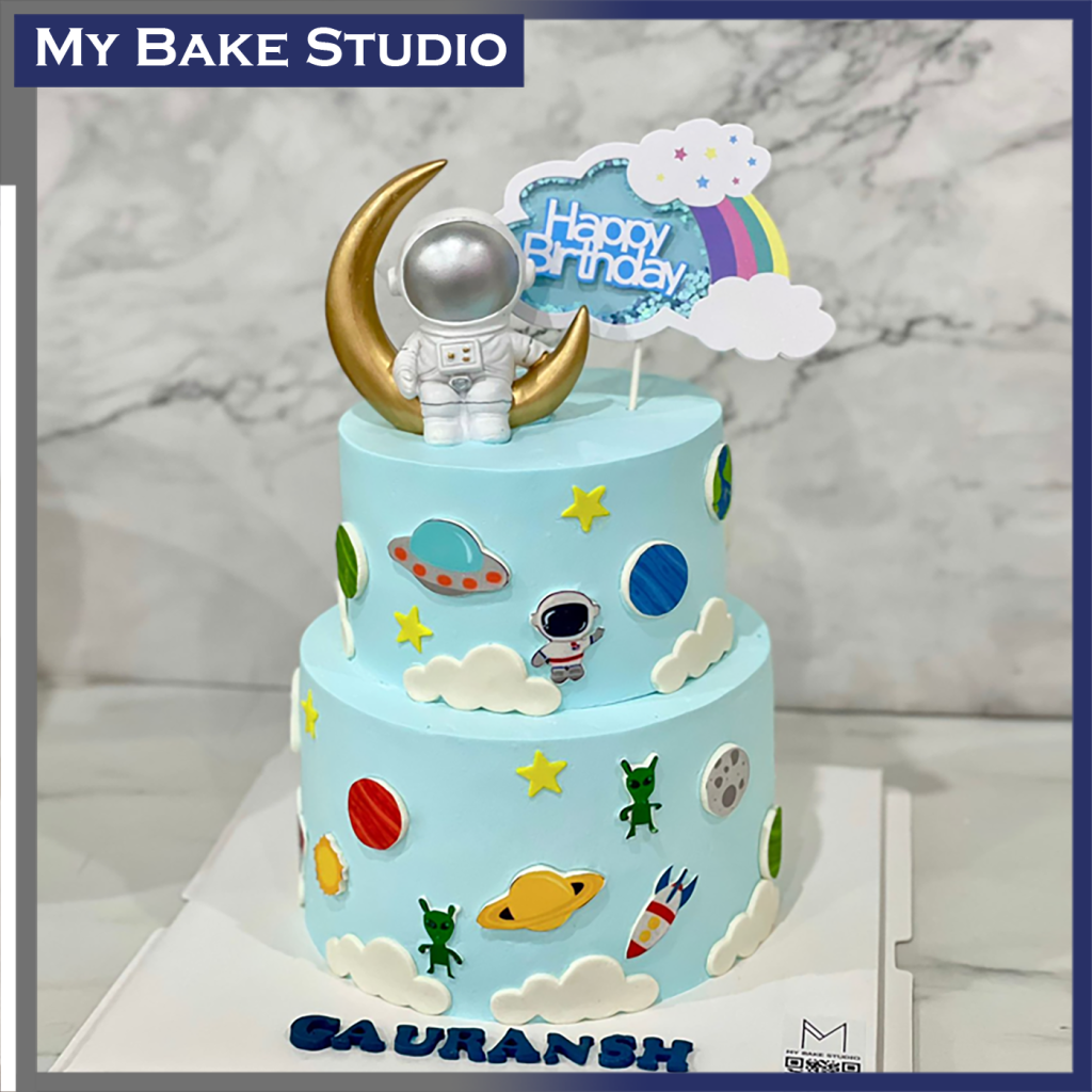 Space Theme Cake | MyBakeStudio