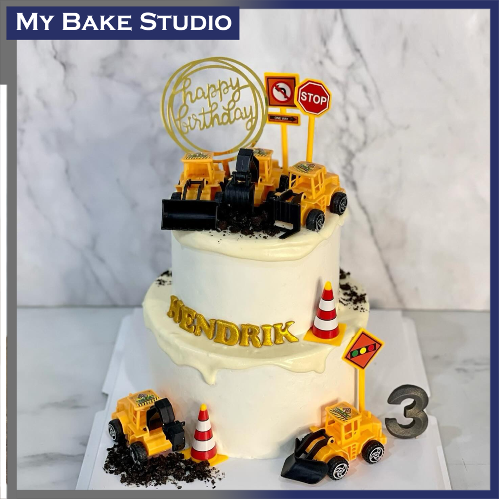 Construction Works Cake | MyBakeStudio