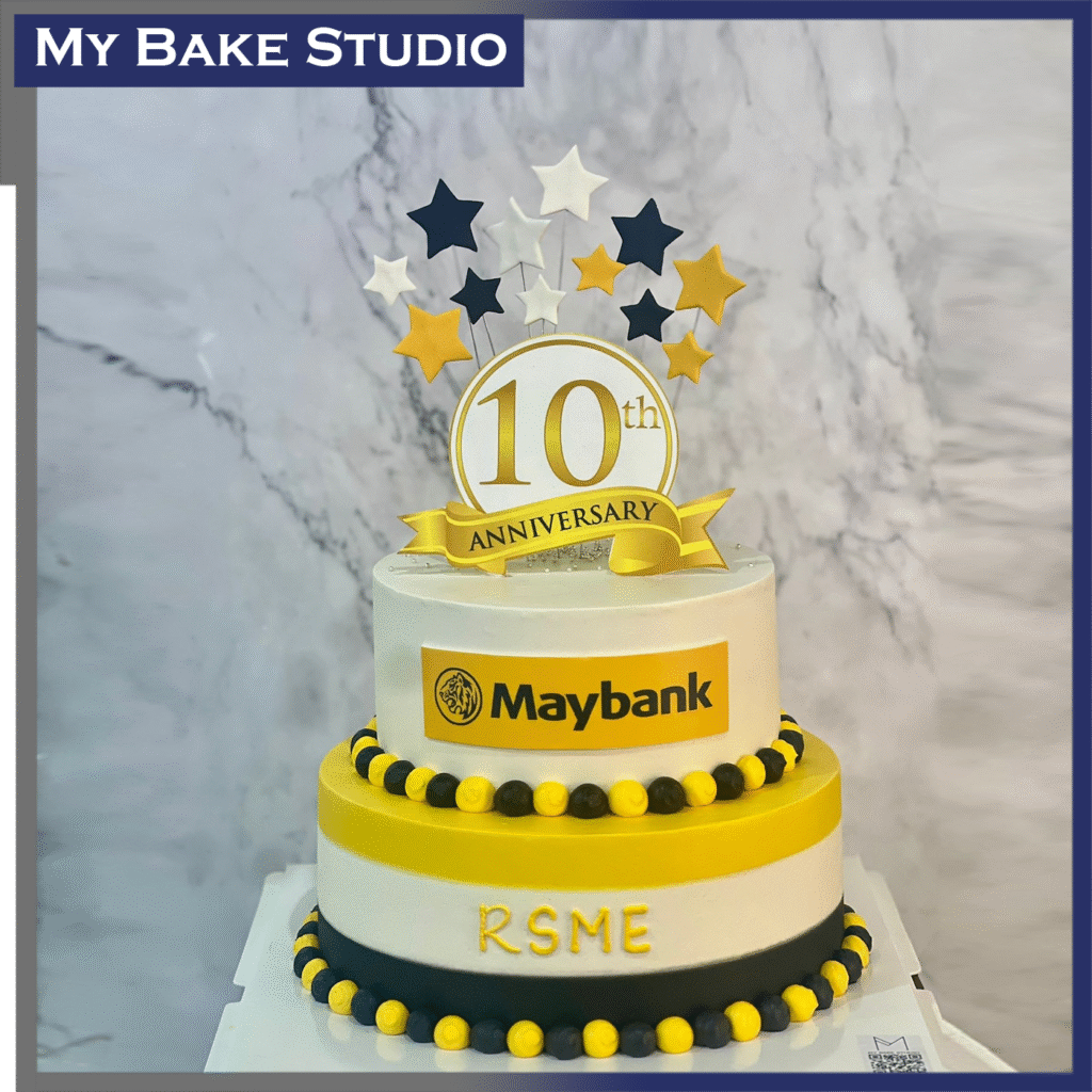 Contemporary Corporate Cake | MyBakeStudio